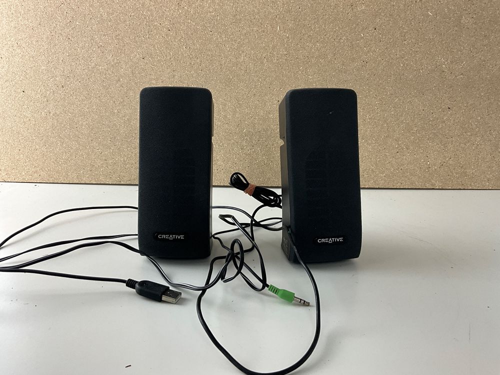 Creative A40 Aktiv PC Lautsprecher Paar funktionieren (Gebraucht) in ...
