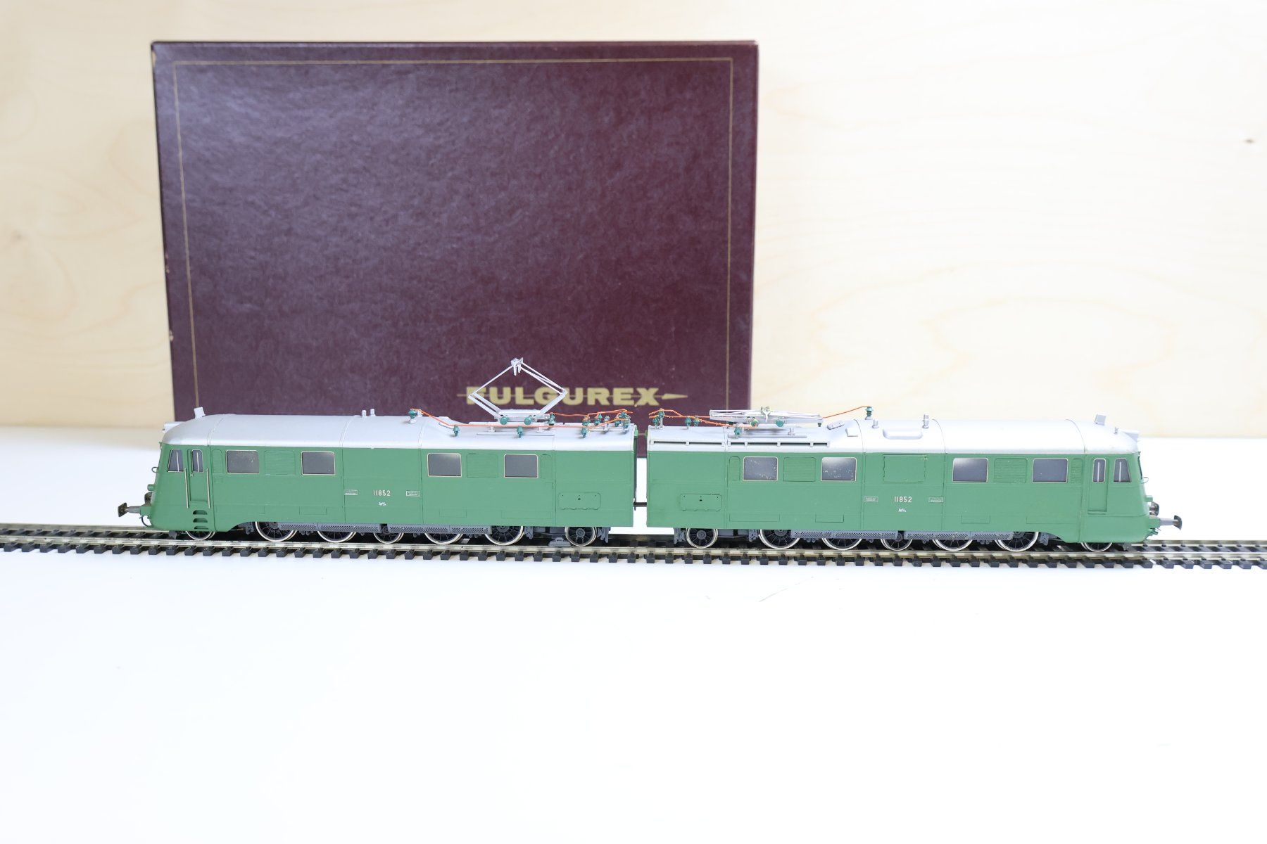 Fulgurex SBB Ae 8/14 Landi E-Lok H0 DC - Messing hellgrün (Gebraucht ...