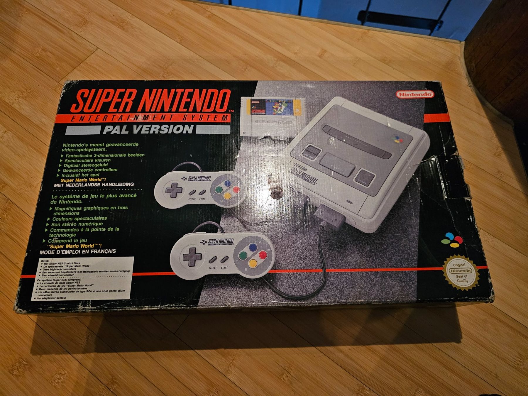🔥Super Nintendo SNES PAL mit Originalverpackung & Spiel!🔥 (Neu (gemäss ...