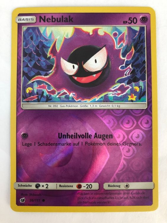 Nebulak - Reverse Holo - Pokemon TCG | Kaufen auf Ricardo