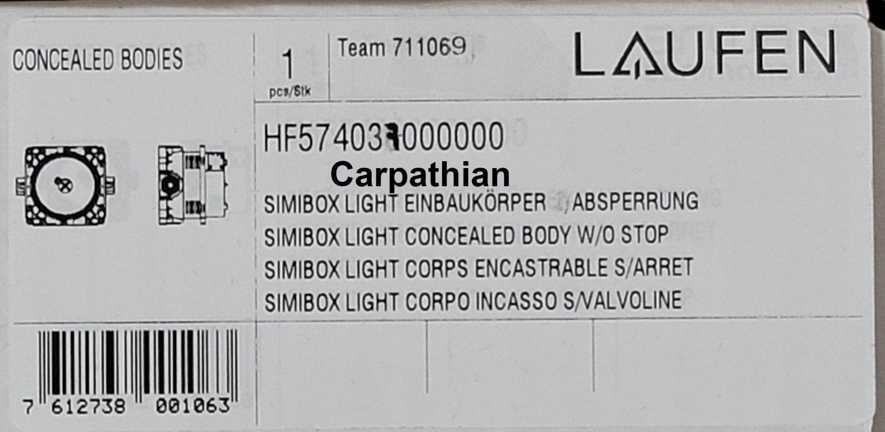 Simibox Light UP mit Absperrung *TOP ANGEBOT* (Neu und originalverpackt ...