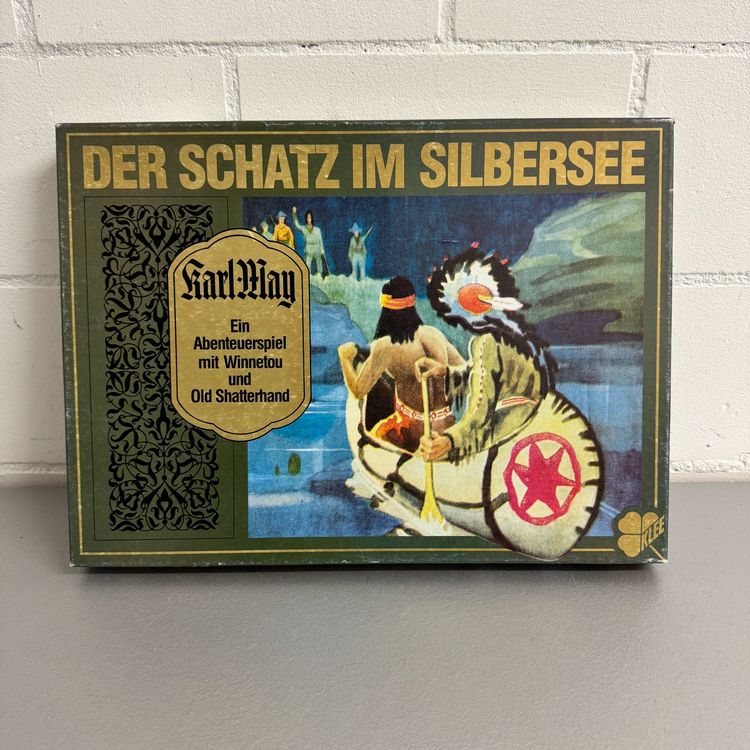 Brettspiel Karl May - Winnetou - Schatz im Silbersee Spiel (Neu (gemäss ...