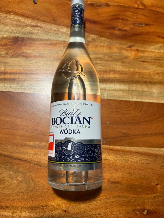 Bialy Bocian Wodka Weißer Storch Polnischer Vodka 0,7 L (Neuf avec ...