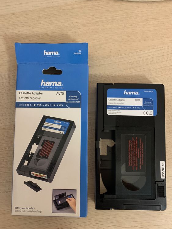 Hama cassette adapter VHS-C // Kassettenadapter | Kaufen auf Ricardo