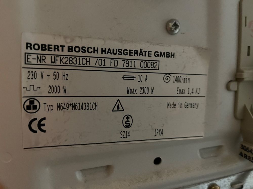 Tumbler Bosch WTA 3600 Wäsche Trocknen Waschmaschine | Kaufen auf Ricardo