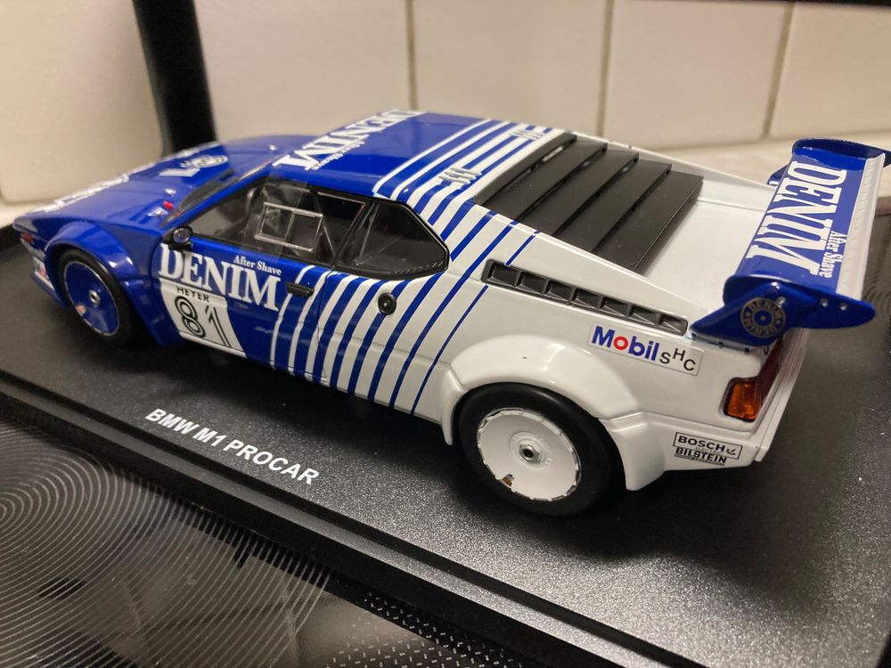 BMW M1 Procar Series 1980 Hans Heyer 1/18 NEU/OVP "DENIM" | Kaufen auf ...