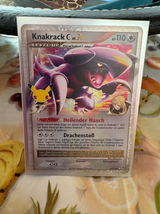 Knakrack C Lv. X Pokemon Karte Celebration (Gebraucht) in St. Gallen ...