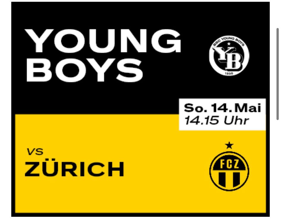 Yb Vs Fcz 2 Sitzplätze Im C8 Balkon Kaufen Auf Ricardo