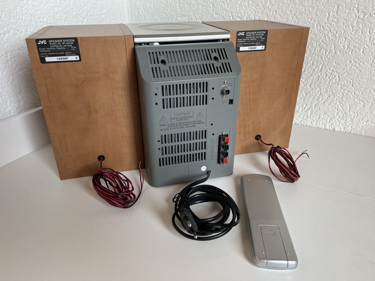 Kompakte JVC Stereoanlage UX-H320R – CD, Kassette, FM-Radio (Gebraucht ...