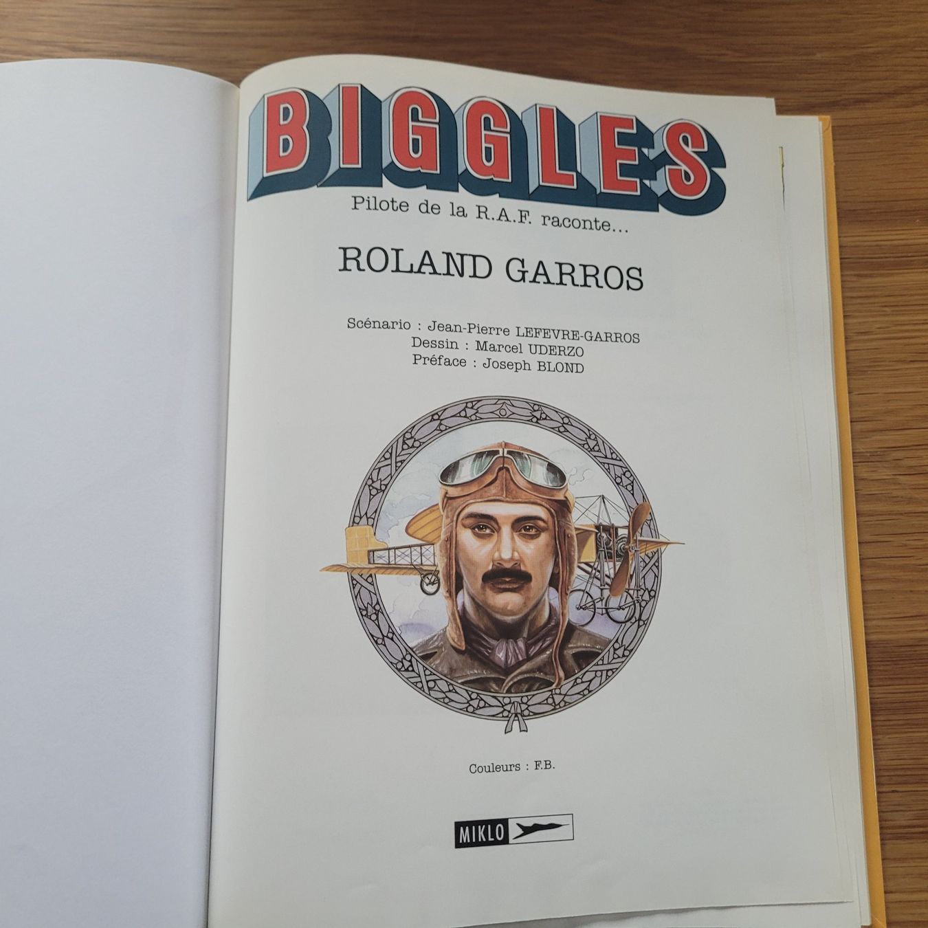 BD Biggles Pilote De La R.A.F Raconte 12. Rolland Garros (D'occasion) à ...