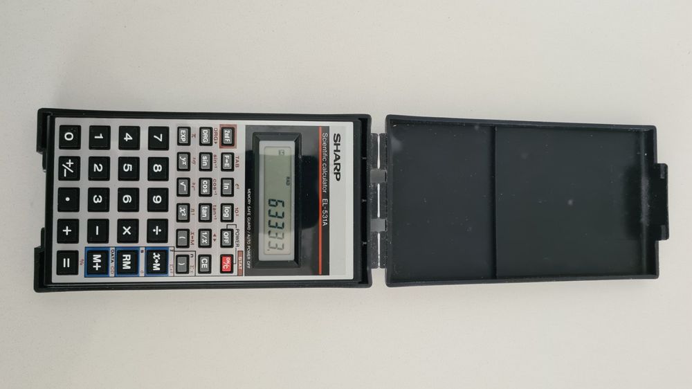 Vintage SHARP Scientific calclulator EL-531A - Japan 1986 (Gebraucht ...