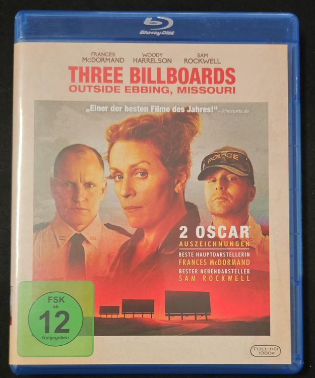 THREE BILLBOARDS BLU-RAY | Kaufen auf Ricardo