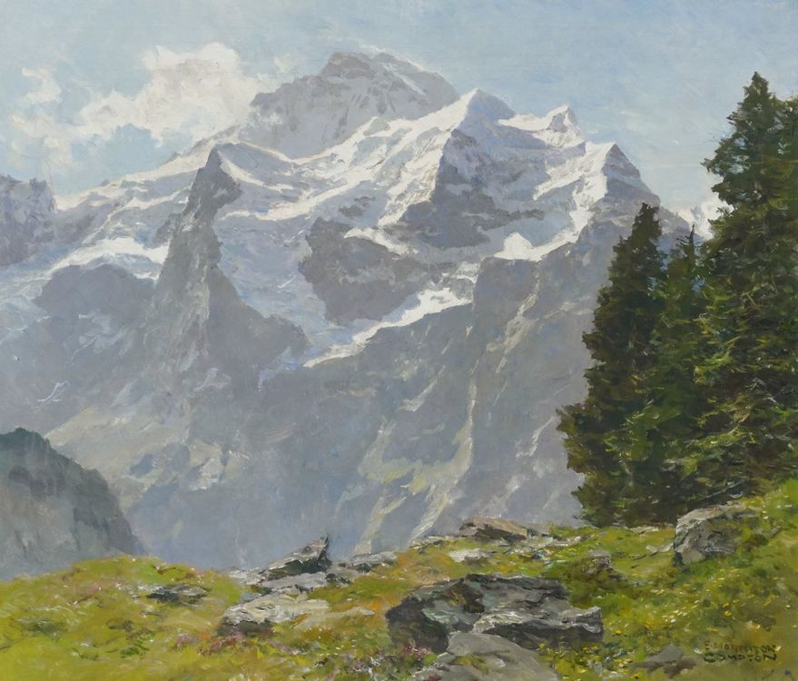 Edward Harrison Compton (1881-1960): Jungfrau (Gebraucht) in Meilen für ...