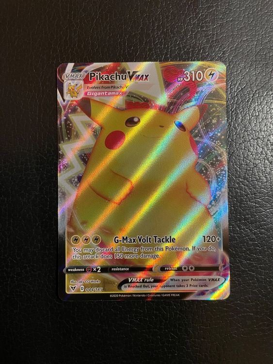 Vivid Voltage Pikachu Vmax Full Art 44/185 Ab 1 | Acheter sur Ricardo