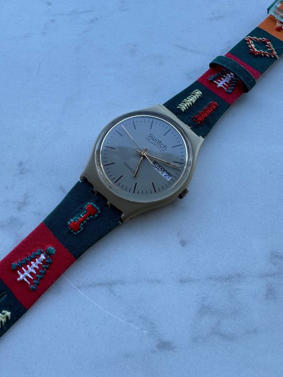 SWATCH*VINTAGE*ERSTE SERIE *GT702*1983*BACKCODE*983*RESTYLED | Kaufen ...
