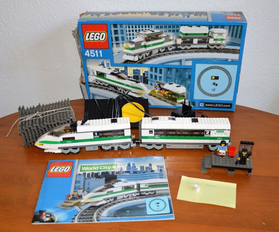 Lego 4511 Schnellzug - City Train Komplettset (2003) (Gebraucht) in ...