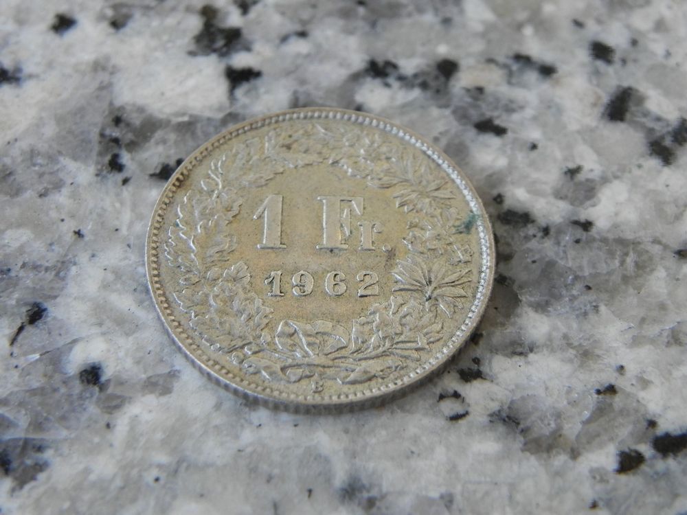 Schweizer Silber Münze 1962 CHF 1.- | Kaufen auf Ricardo