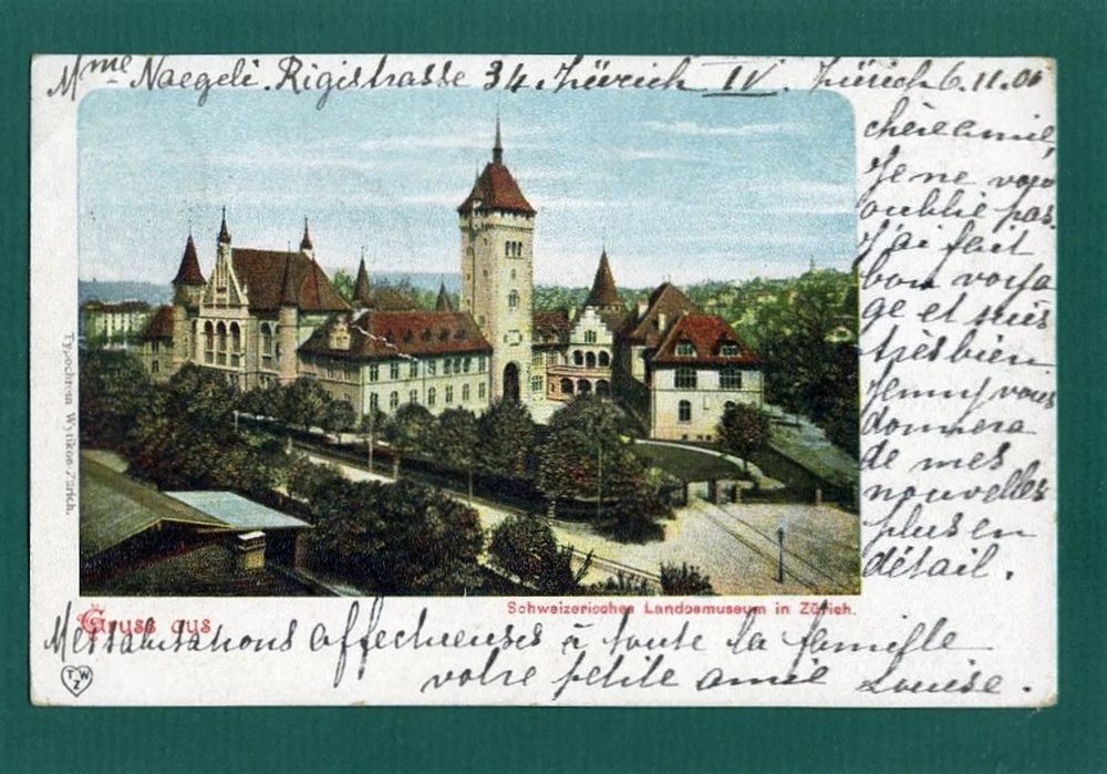 Zürich - Schweiz. Landesmuseum, 1905 (Gebraucht) in Sargans für CHF 1 – mit Lieferung auf ...