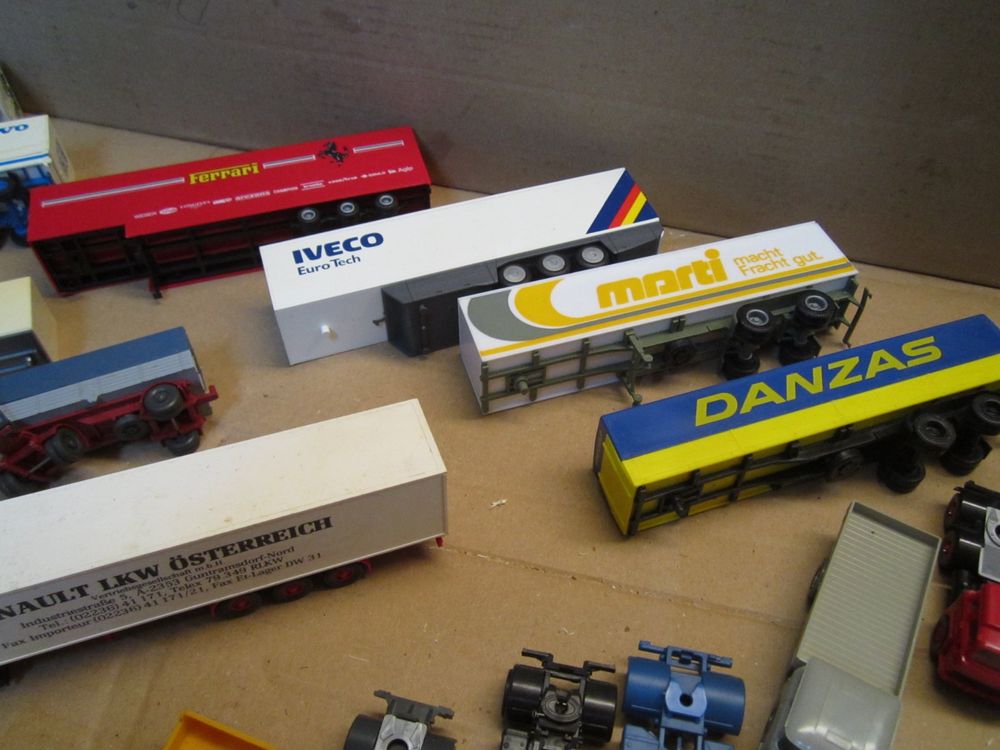 Modell-Autos Lastwagen Saurer Scania Auflieger | Kaufen auf Ricardo