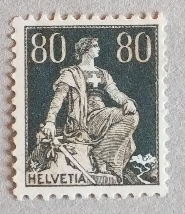 1168) 114, Sitzende Helvetia postfrisch Kt 80 | Kaufen auf Ricardo