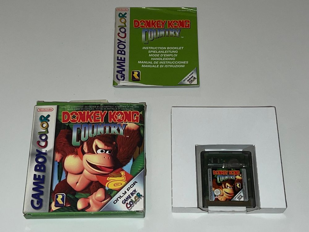 Game Boy Color (GBC) Spiel - Donkey Kong Country (OVP) (Gebraucht) in ...