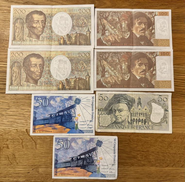 Banknoten Frankreich (Gebraucht) in Ebikon für CHF 25 – mit Lieferung ...