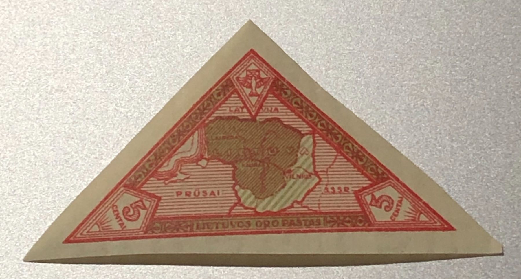 Briefmarken aus Litauen Flugzeug über die memel Ungestempelt (Gebraucht ...