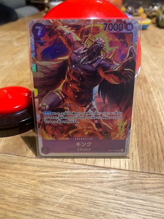 Carte One Piece OP01-096 KING SUPER RARE Japonais | Kaufen auf Ricardo Carte One Piece OP01-096 KING SUPER RARE Japonais | Kaufen auf Ricardo