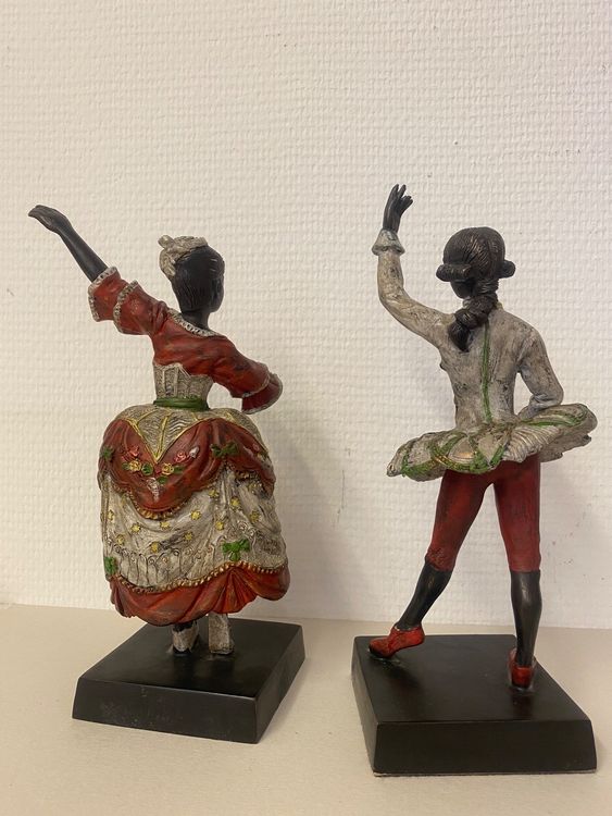 WIENER-BRONZE DER TÄNZER UND DIE TÄNZERIN BRONZE BEMALT | Kaufen auf ...