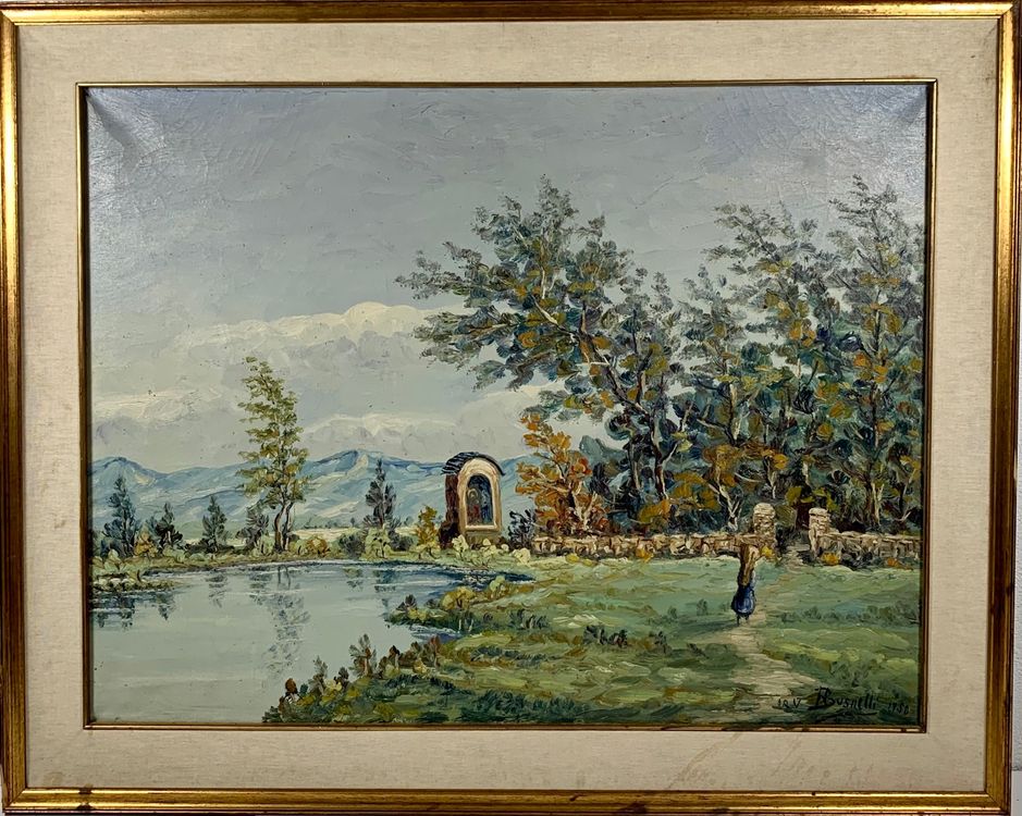 A. Busnelli grosses Gemälde 1950 | Kaufen auf Ricardo