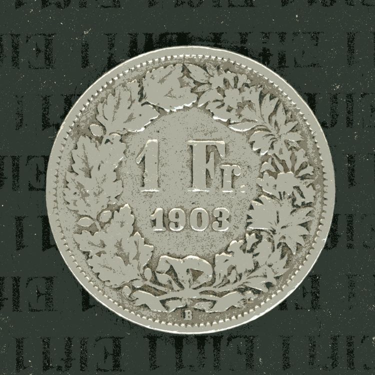 CHF___1.00 1903 s-ss 1 Franken (Gebraucht) in Widnau für CHF 5 – mit Lieferung auf Ricardo kaufen