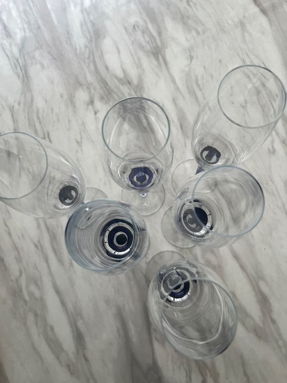 Orrefors Intermezzo Blue Champagnerglas 26 cL 6 Stück (Gebraucht) in ...