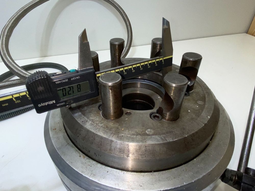 Pneumatisches Spannfutter Drehbankfutter F48 Camlock 5 (Gebraucht) in ...