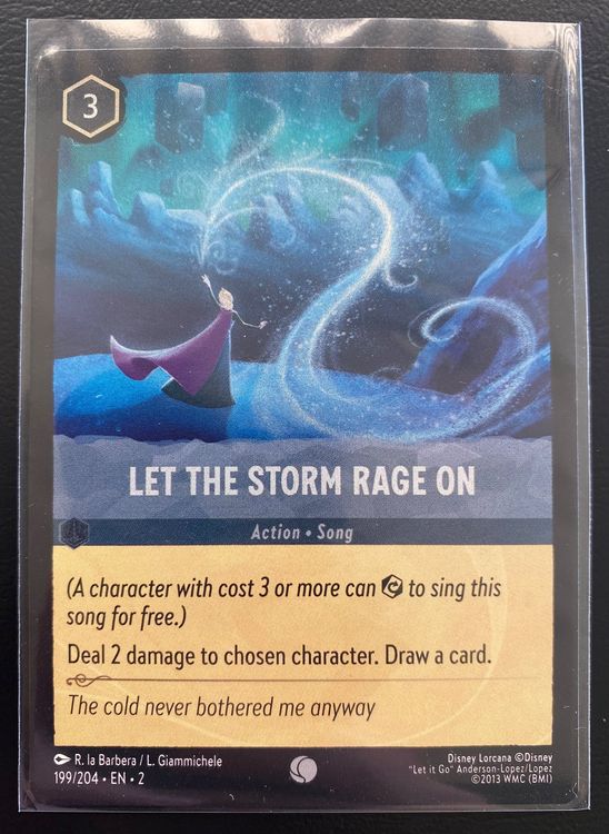 LORCANA DISNEY - LET THE STORM RAGE ON - 199/204 FOIL (Gebraucht) in ...
