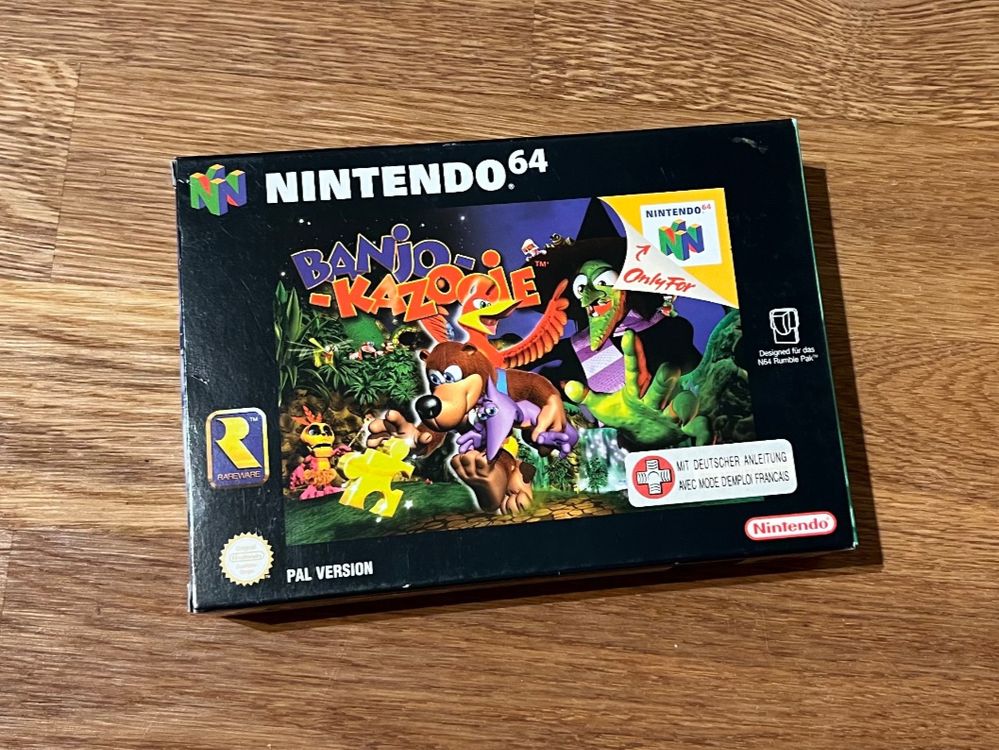 Banjo-Kazooie N64 - Top Zustand! - Nintendo 64 Game (Gebraucht) in ...