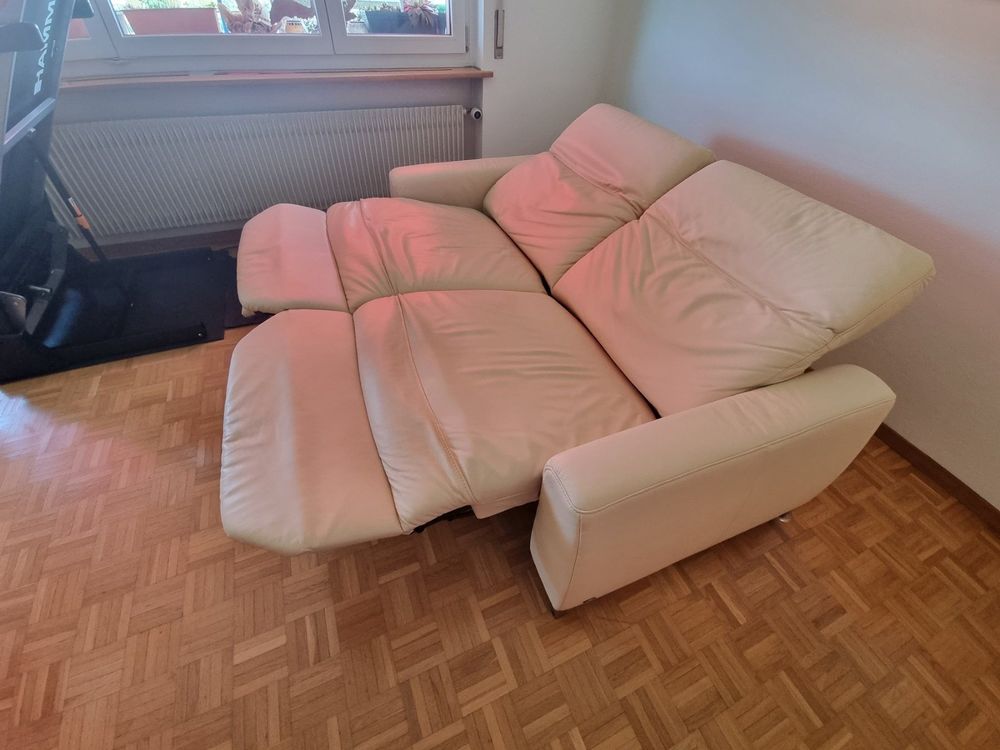 Himolla Sofa Echt-Leder elektrisch verstellbar | Kaufen auf Ricardo