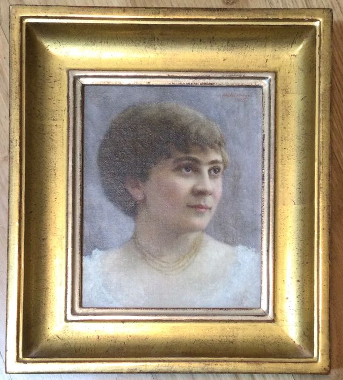 Albert HÖFLINGER (1855-1936) Damen Portrait Gemälde (Gebraucht) in Root für CHF 30 – mit ...