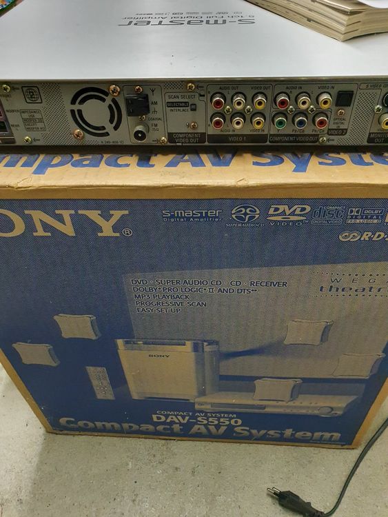 Sony DAV-S550 Home Theater System S-Master 5.1Full digital (Gebraucht) in für CHF 18 – mit ...
