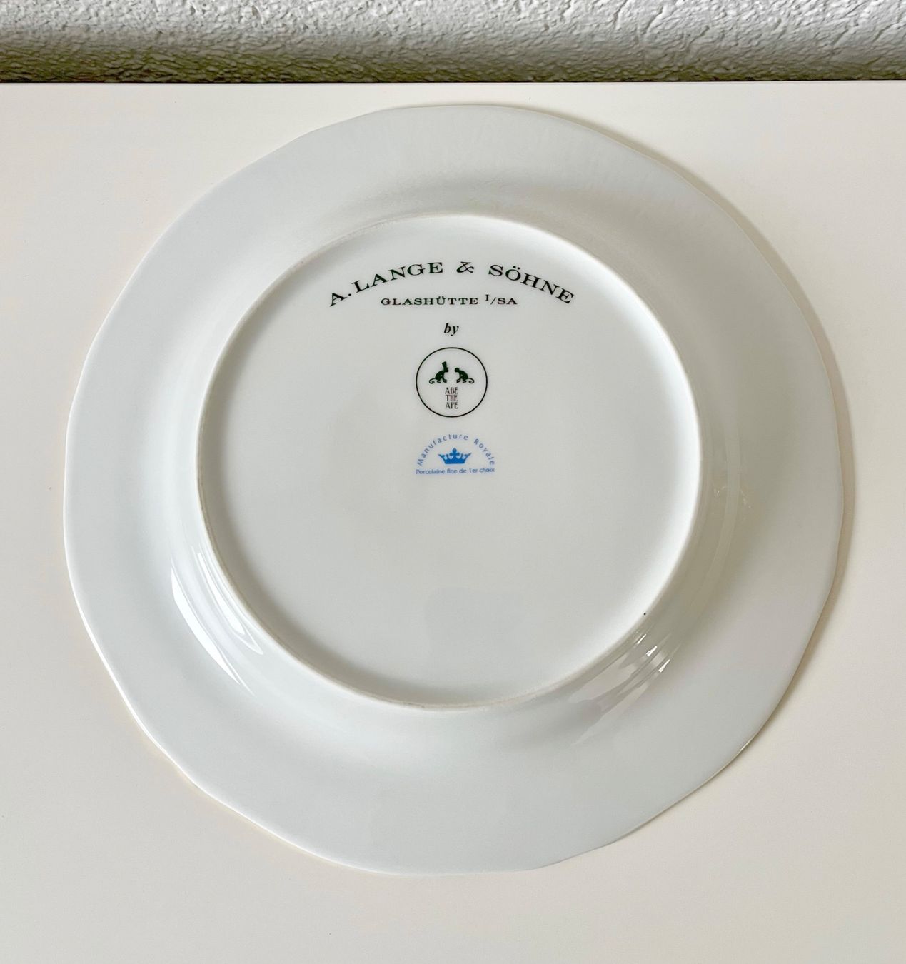 🔥 Rare assiette A. Lange & Söhne en porcelaine 🔥 (D'occasion) à Genève ...