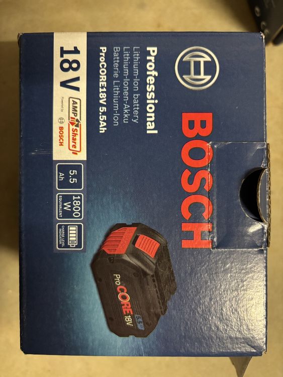Bosch Pro Core 18V 5.5 Ah (Neu und originalverpackt) in Wolfhalden für ...