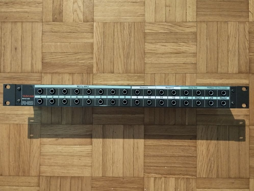 TASCAM Patchbay PB-32B (Gebraucht) in Lachen SZ für CHF 34 – mit ...