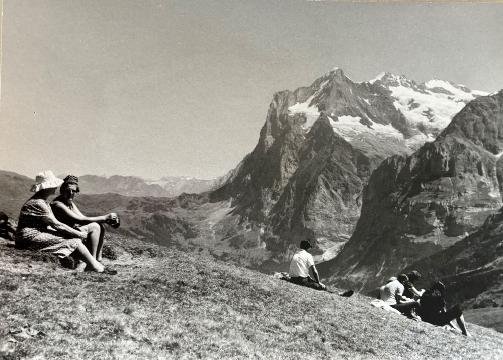 Grindelwald mit Wetterhorn, Originalfotografie (16 x 21 cm) (Gebraucht ...