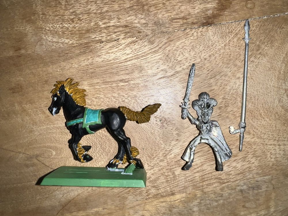 Warhammer Wood Elves Waldelfen Sylvains General Elven Steed (Gebraucht ...