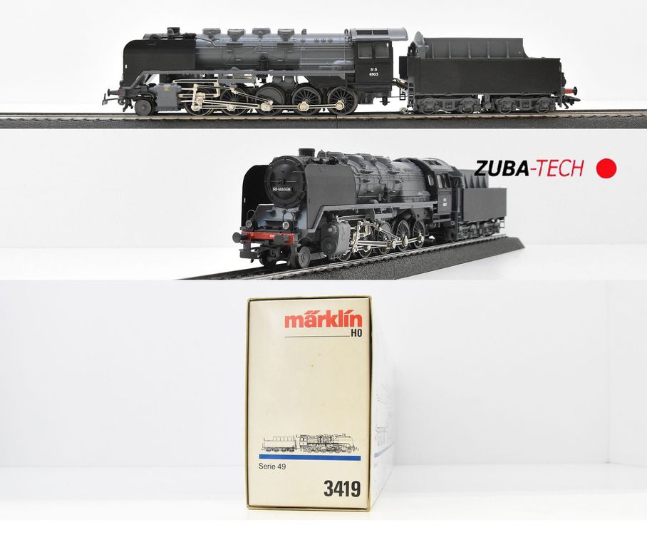 Märklin 3419 Dampflok Serie 49 NS H0 WS Analog mit OVP (Gebraucht) in ...