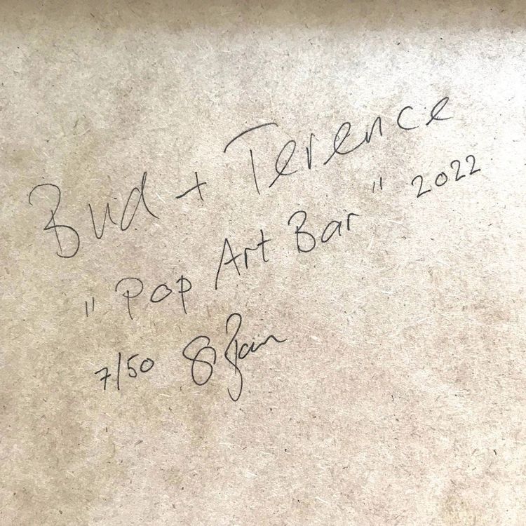 Bud Spencer Terence Hill Pop Art Kunst Modern Bild Bar Drink (Neu ...