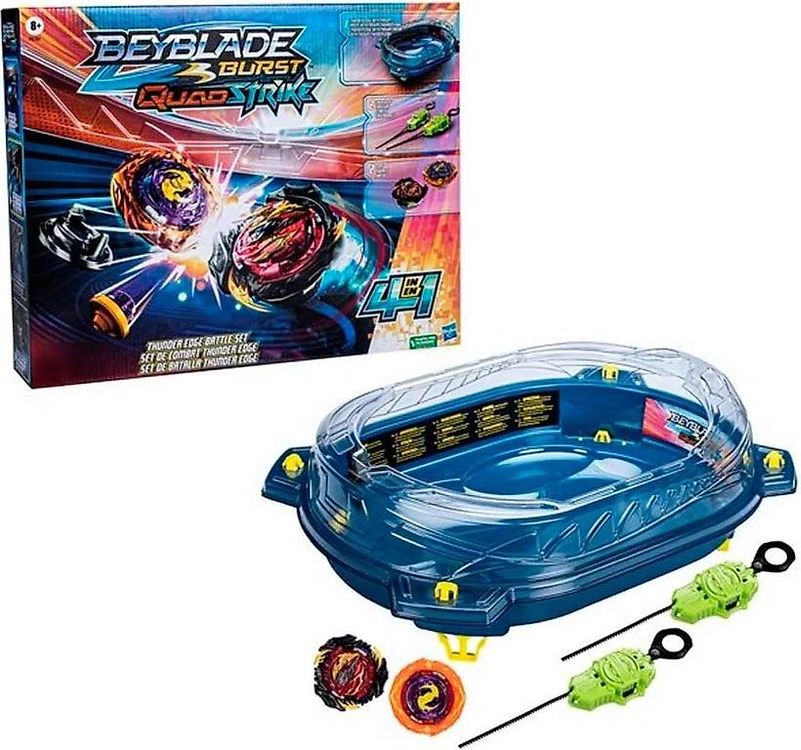 Beyblade Burst QuadStrike Thunder Edge Battle Set, Top! (Neu (gemäss ...