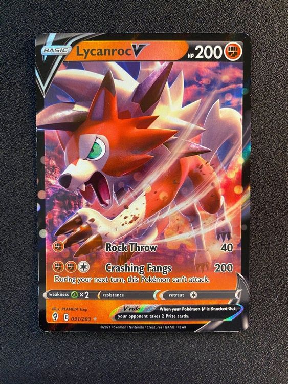 Lycanroc V EN Evolving Skies (Gebraucht) in Dulliken für CHF 2.5 – mit ...