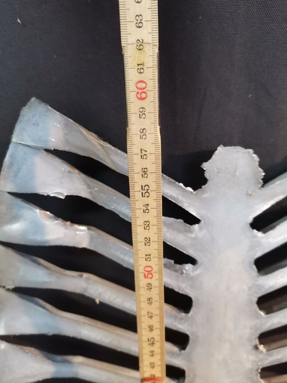 Skelett, Rippen, Körper, Aluskulptur, Gerippe, Kunst, Skulpt (Gebraucht ...