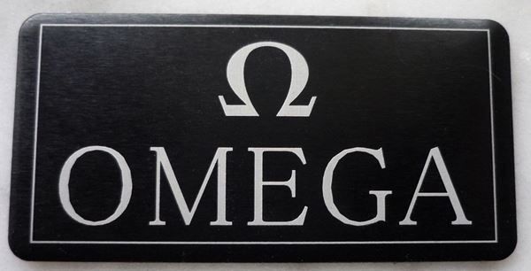 Omega Aluminium Schild Plakette Plaque Sign Signe 55x27 NEU (Neu ...
