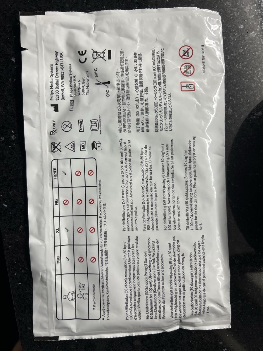 Philips HeartStart DP Pads Defibrillator Elektroden neu (Neu und ...